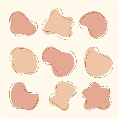 Premium Vector Abstract Vector Illustration Of Organic Amoeba Blob Shape