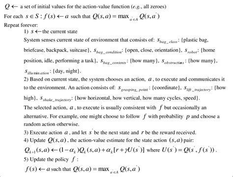 1 Step Q Learning Algorithm Download Scientific Diagram