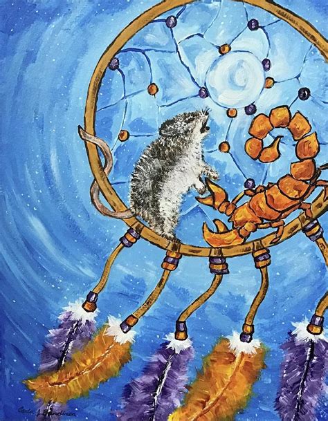 The Grasshopper Mouse And The Scorpion Painting By Carla Bendixen Pixels