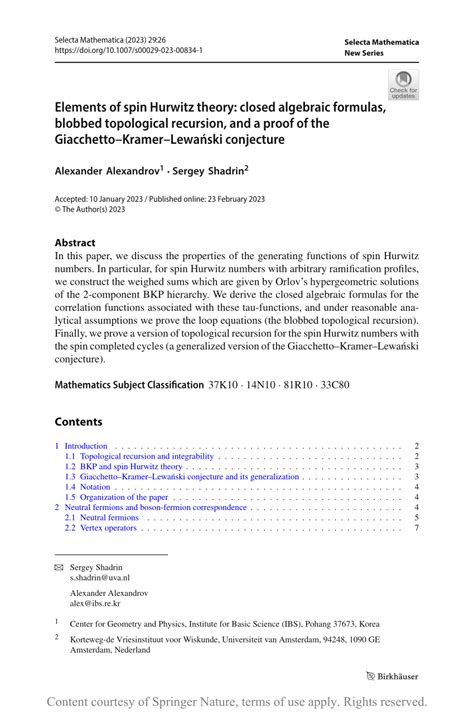 pdf elements of spin hurwitz theory closed algebraic formulas