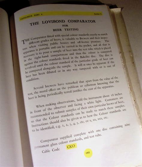 The Lovibond Comparator For Colorimetric Determination Very Good Soft Covers 1938 Wadard