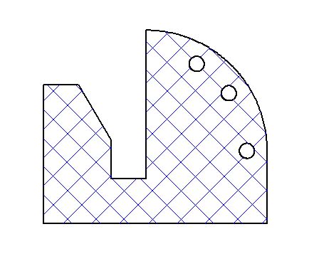 Executing The Hatch After Selecting The Pattern And Modifications