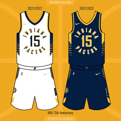 Indiana Pacers Basketball Jersey Db