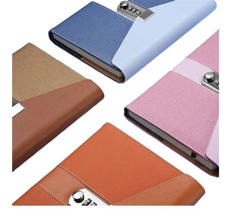 A5 Pu Password Notebook With Lock Mc