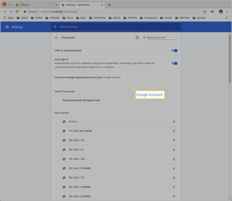 How To Use The Chrome Password Manager