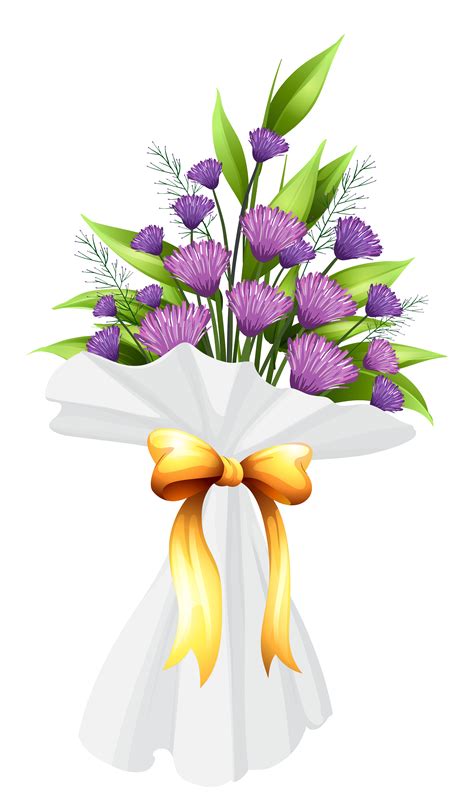Clip Art For Flower Bouquet At William Justice Blog