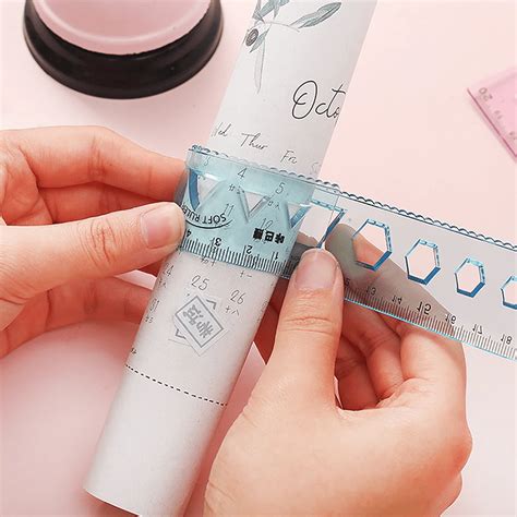 Multifunctional Ruler Soft Ruler Straight Ruler Triangle Ruler Protractor Ruler Set