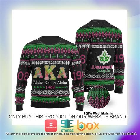 Best Aka Alpha Kappa Alpha 1908 Sorority Inc Christmas Sweater