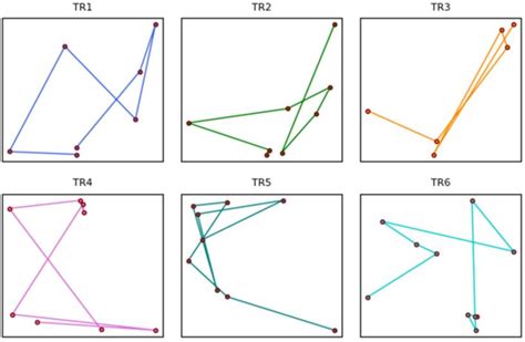 Partitioning Of Trajectories Lines Indicate Part Randomly Selected