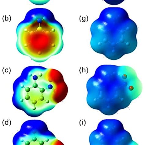 Electrostatic Potential Maps Plotted On An Isodensity Surface