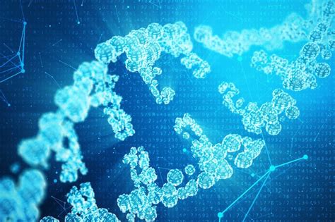 Premium Photo Digital Dna Molecule Structure Concept Binary Code Human Genome Dna Molecule