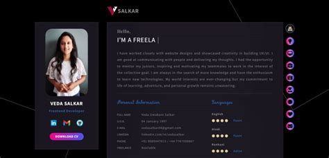 Veda Salkar On Linkedin Webdevelopment Portfolio Reactjs Php