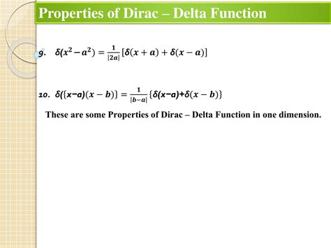 Ppt Dirac Delta Function Powerpoint Presentation Free Download Id 9949992