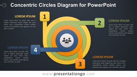 Concentric Circles Powerpoint Template