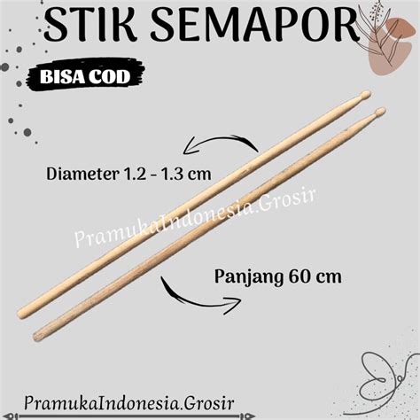 Jual [termurah] Tongkat Semaphore Stik Semapur Pramuka Bendera Semaphore Semapur Pramuka