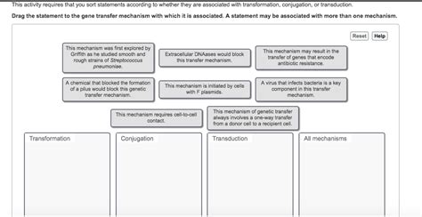 solved sort the statements according to whether they are