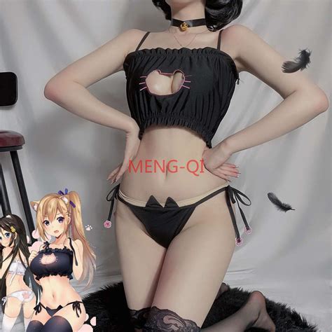 Комплект белья Женский черный Без застежки Бахрома размер 40 46 Домашний купить C доставкой на