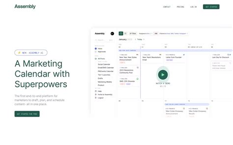 Assembly Website No Code Supply Co