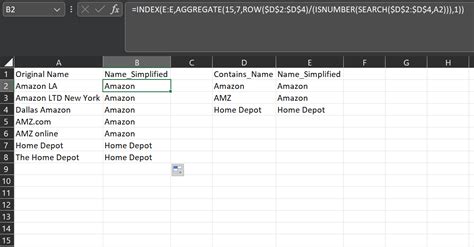 Excel How To Map In A Table Column Using Partial Text Stack Overflow