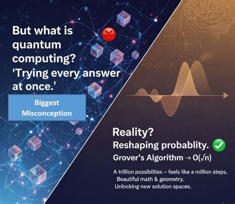 Quantum Computing Myth Busted Reshaping Probability Not Brute Forcing