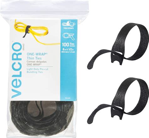 Velcro Brand One Wrap Thin Ties Strong And Reusable Perfect For
