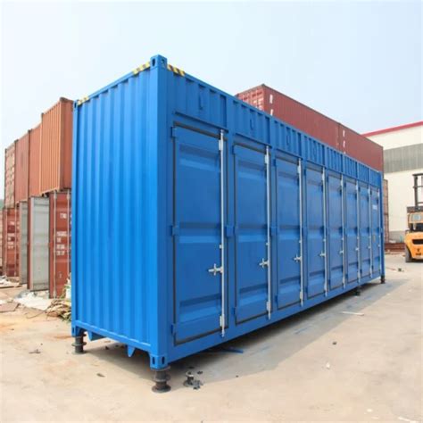 Customized 40ft Storage Shipping Container Roller Shutter Door With Automatic Door Lock Rod
