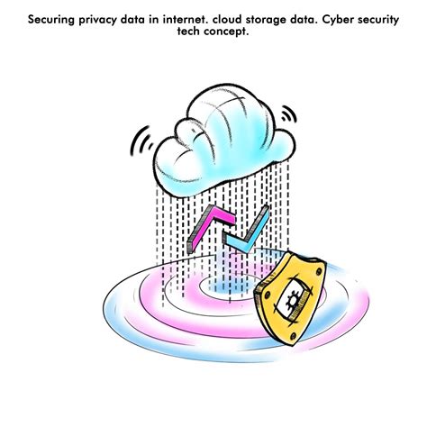 Premium Psd Securing Privacy Data In The Internet Cloud Storage Data