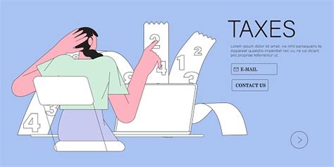 세금 시간 벡터 그림입니다 세금 계산을 위한 서류 준비 소득세 신고 및 사업 송장 계산을 위한 캐릭터 과세 개념 비즈니스를 위한 온라인 회계사 서비스 감소에 대한 스톡 벡터