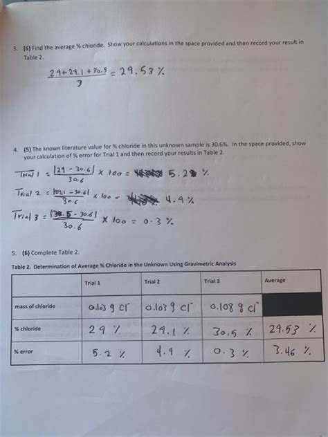 Solved 3 4 Suggest At Least Two Sources Of Error For Your