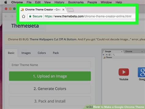 How To Make A Google Chrome Theme With Pictures WikiHow