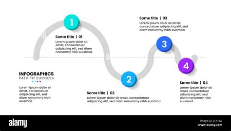 Infographic Template With 4 Options Or Steps Path To Success Can Be Infographic Template With 4 Options Or Steps Path To Success Can Be