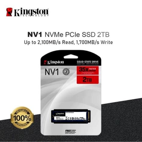 Jual Kingston Ssd Nvme Nv Tb Shopee Indonesia