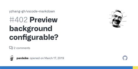 Preview Background Configurable Issue Yzhang Gh Vscode Markdown GitHub