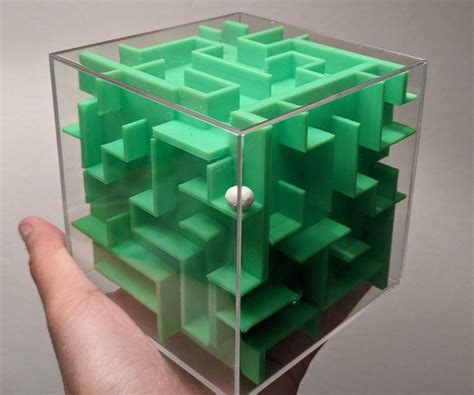 3d Printed Maze Cube 6 Steps With Pictures Instructables