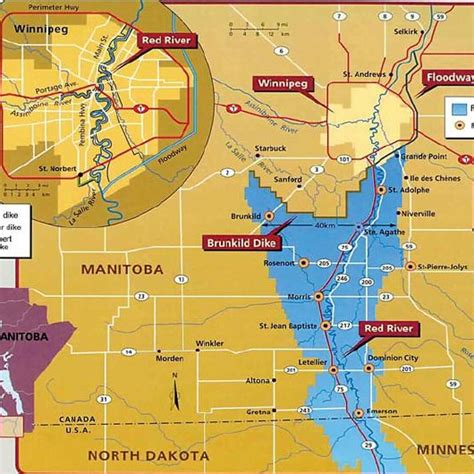 Schematic Diagram Of The Flood Control Structures In The Red River Basin Download Scientific