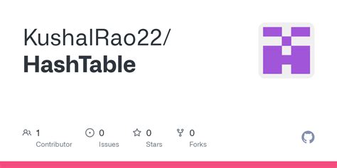 Github Kushalrao22hashtable