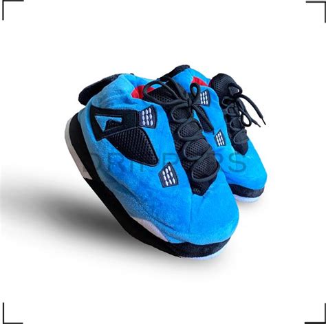 Drippers Sneaker Sloffen One Size Fits All Blauw Pantoffels Unisex Jordan Bol
