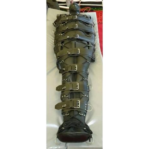 Genuine Leather Bdsm Sleep Sack Full Body Restraint Etsy