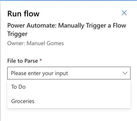 Power Automate Manually Trigger A Flow Trigger Manuel T Gomes