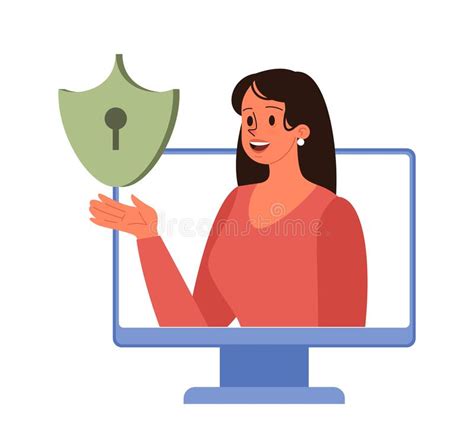 Cyber Or Web Security Digital Data Protection And Database Safety