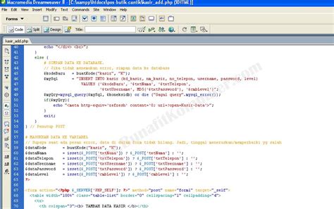 Contoh Aplikasi Web Dengan Php