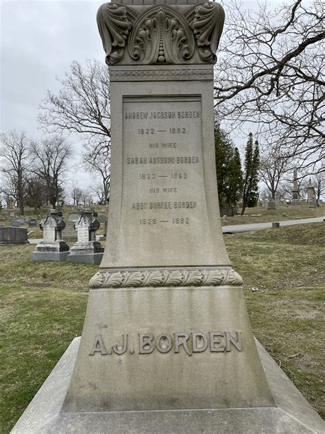 Andrew Jackson Borden 1822 1892 Find A Grave Memorial