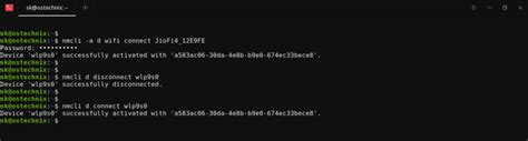 Connect And Disconnect WiFi From Commandline In Linux OSTechNix