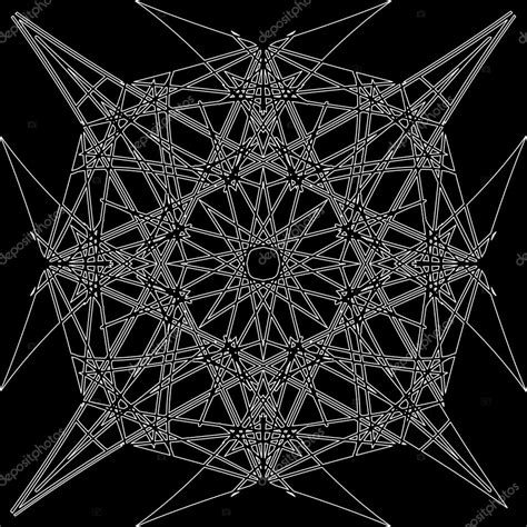 Vector Mathematical Pattern The Complex Geometric Pattern Seamless