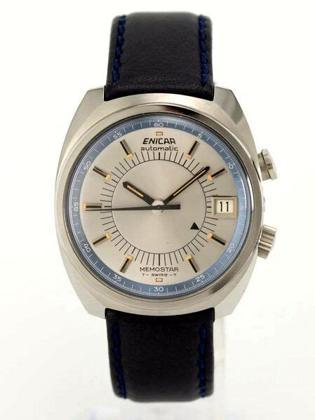 Enicar Automatic Memostar Ca 1975 1  Watch Wiki Das Uhrenlexikon