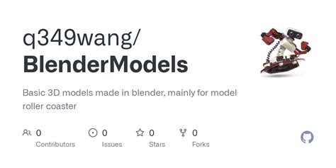 GitHub Q Wang BlenderModels Basic D Models Made In Blender Mainly For Model Roller Coaster