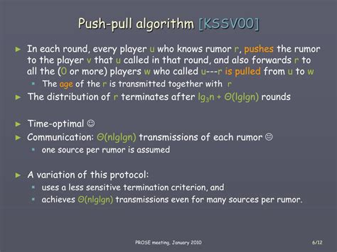 Ppt Communication Complexity Of Randomized Rumor Spreading Powerpoint
