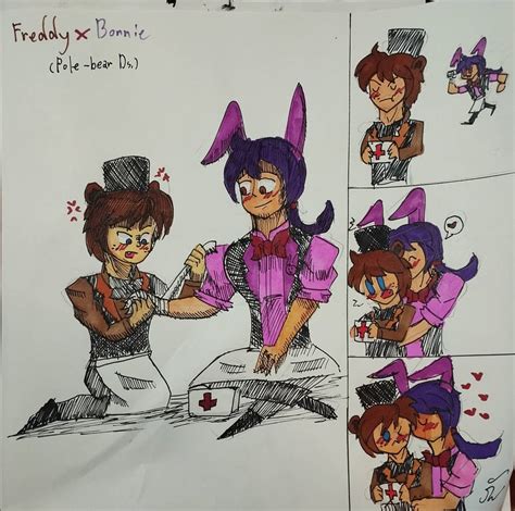 Fnaf Pole Bear Freddy X Bonnie Comic By Nongying On Deviantart