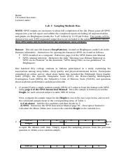 Analyzing Sampling Methods Bias In Sleep Study Data Course Hero