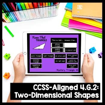 Classifying Triangles Activity Digital D Shape Sort Game Geometry Math Center